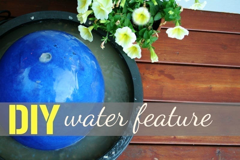 DIY Fountain Water Feature Tutorial - Today's Creative Life
