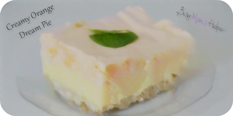 Creamy Orange Dream Pie Recipe - Today's Creative Life