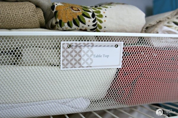 Organized Linen Closet for Real Life - Today's Creative Life