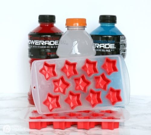 Patriotic Star Shaped Ice Cubes - Today's Creative Life