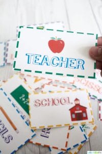 Back to School Charades Free Printable - Today's Creative Life