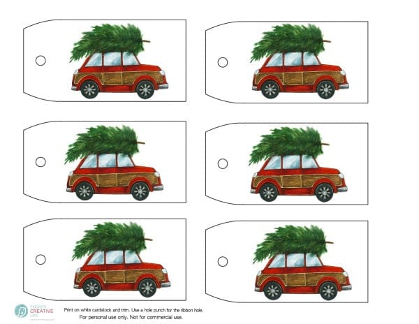 Free Holiday Gift Tags - Today's Creative Life