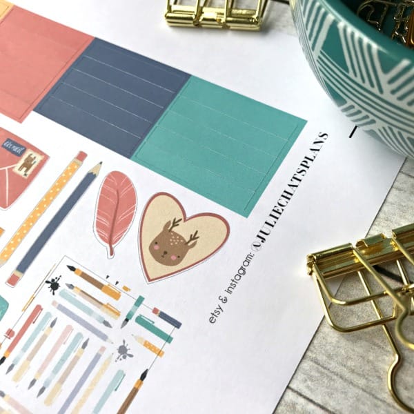 Planner Stickers Free Printable - Today's Creative Life