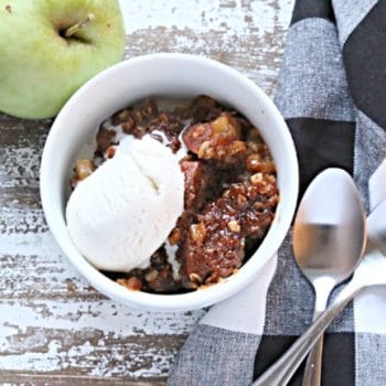 Slow Cooker Butterscotch Apple Crisp - Today's Creative Life