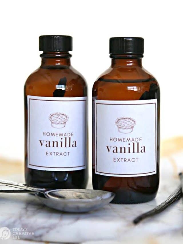 Recipe for Homemade Vanilla - Today's Creative Life