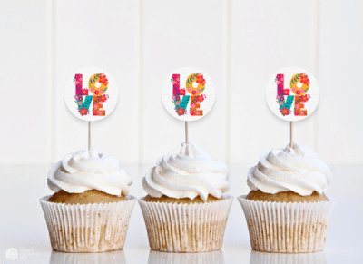 DIY Cupcake Toppers - Today's Creative Life
