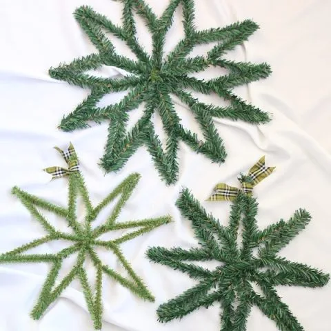 DIY Scandinavian Evergreen Star - Today's Creative Life